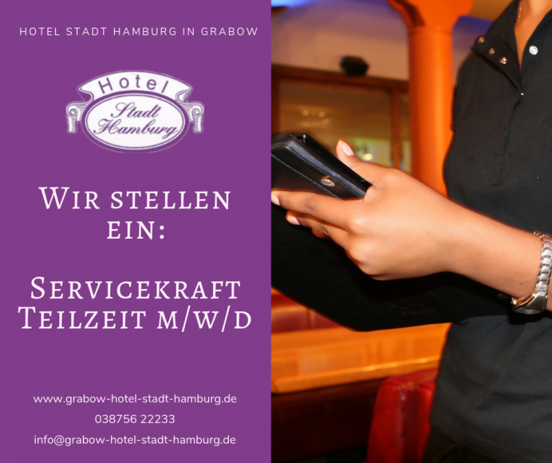 Wir stellen ein: Servicekraft Teilzeit m/w/d in Grabow